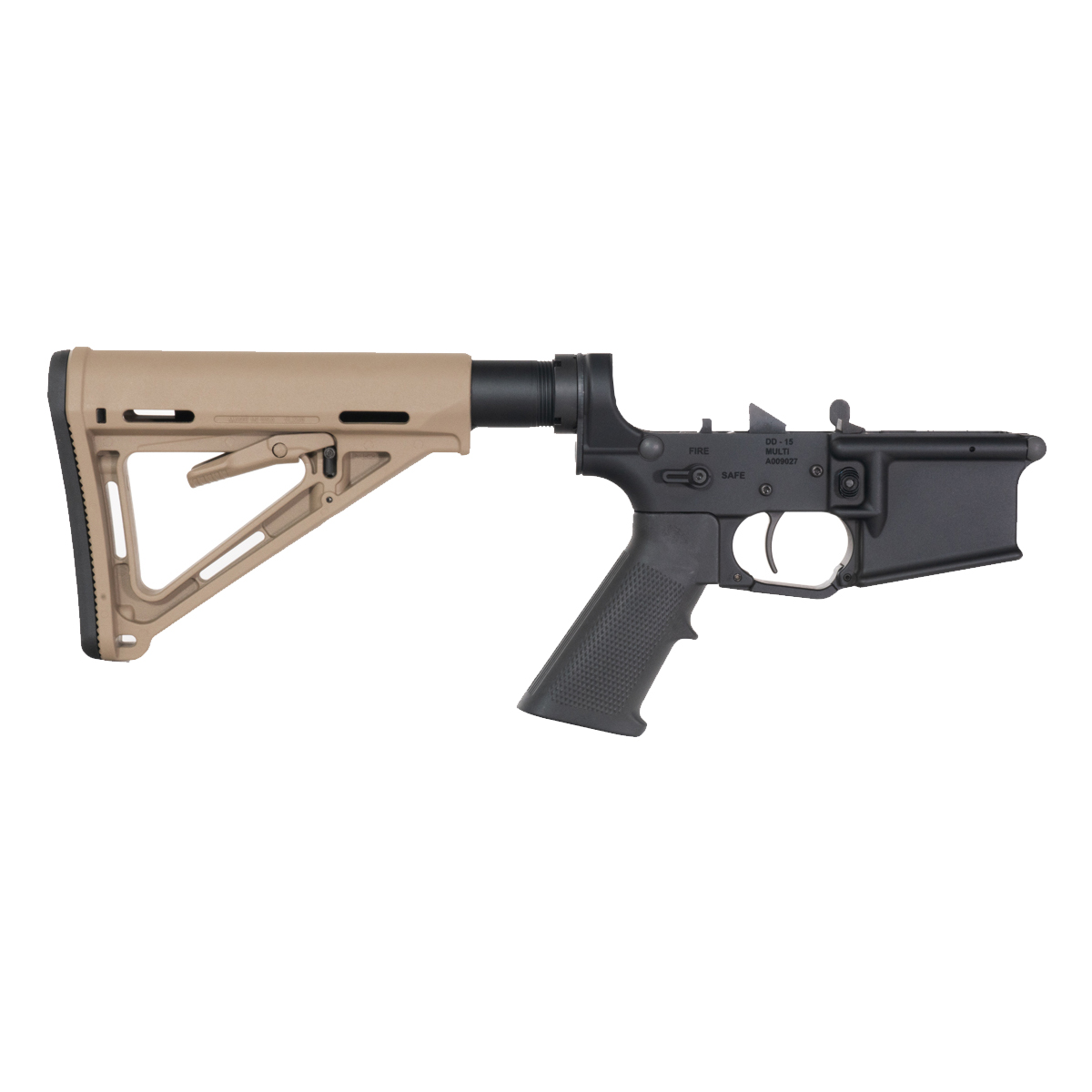 Davidson Defense No-Buffer AR-15 Rifle Lower Build Kit, Rare Breed FRT ...
