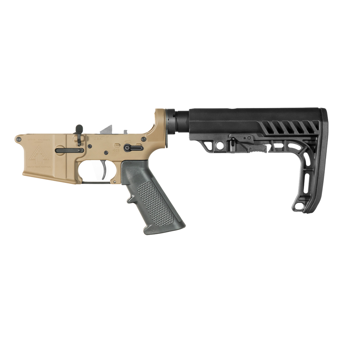 DTT FDE AR-15 Rifle Lower Build Kit, Rare Breed FRT-15L3, Special ...