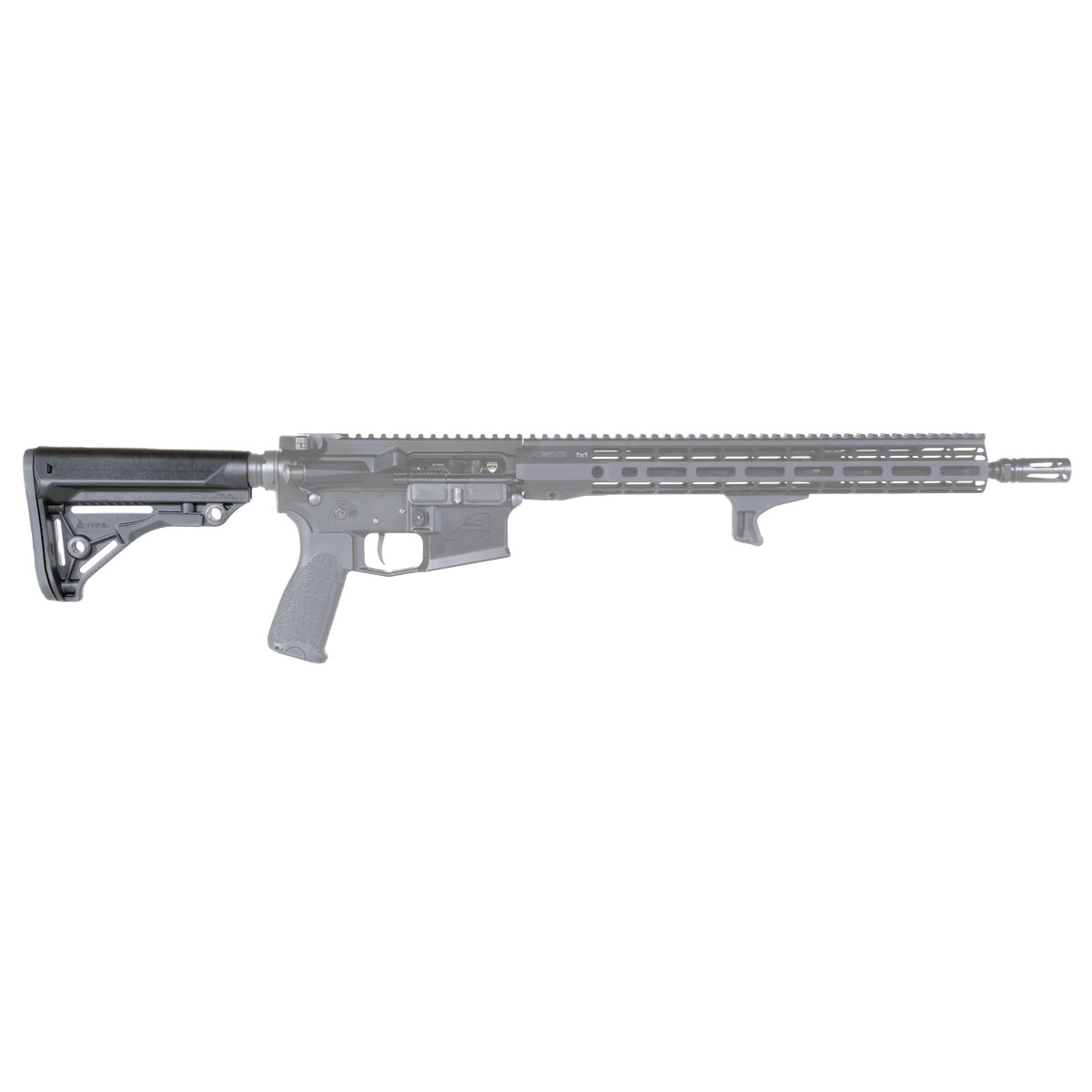 THRIL Combat Competition Stock - Black w/ Dual Ambidextrous QD Mount Points
