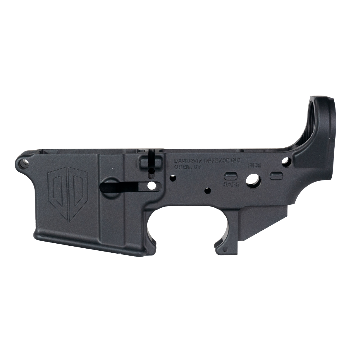 Davidson Defense AR-15 Custom Engraved Lower Receiver - Black