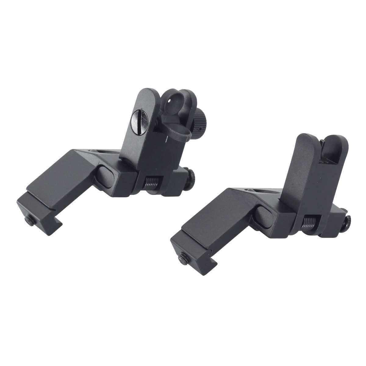 JE Machine AR-15 Aluminum 45 Degree Offset Flip-Up Sights