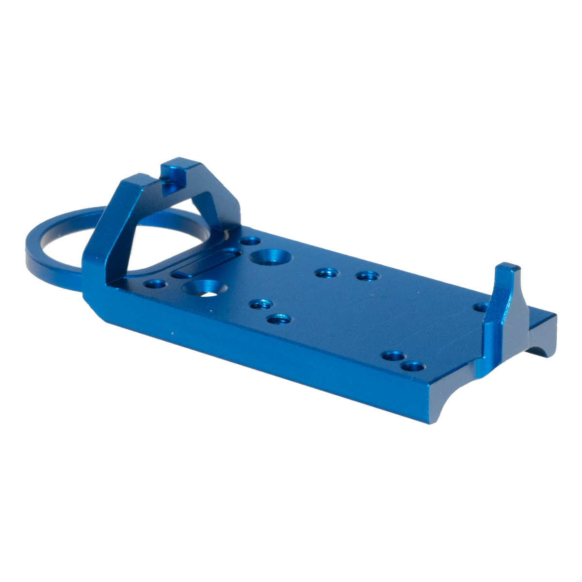 Glock Compatible Rear Sight Red Dot Conversion Plate - Blue w/ Pull ...